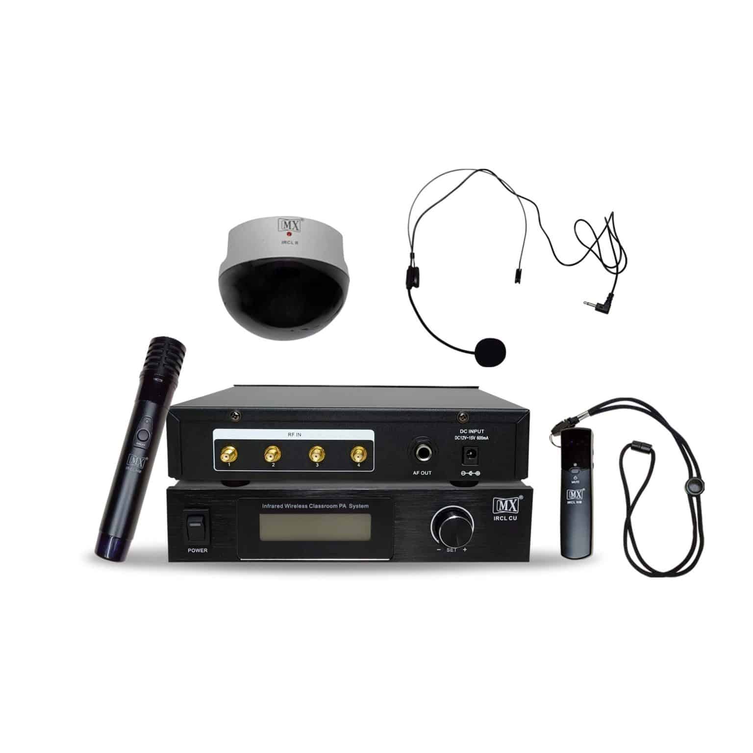 MX Advanced Classroom Wireless Microphone With Dual-Channel Infrared ...