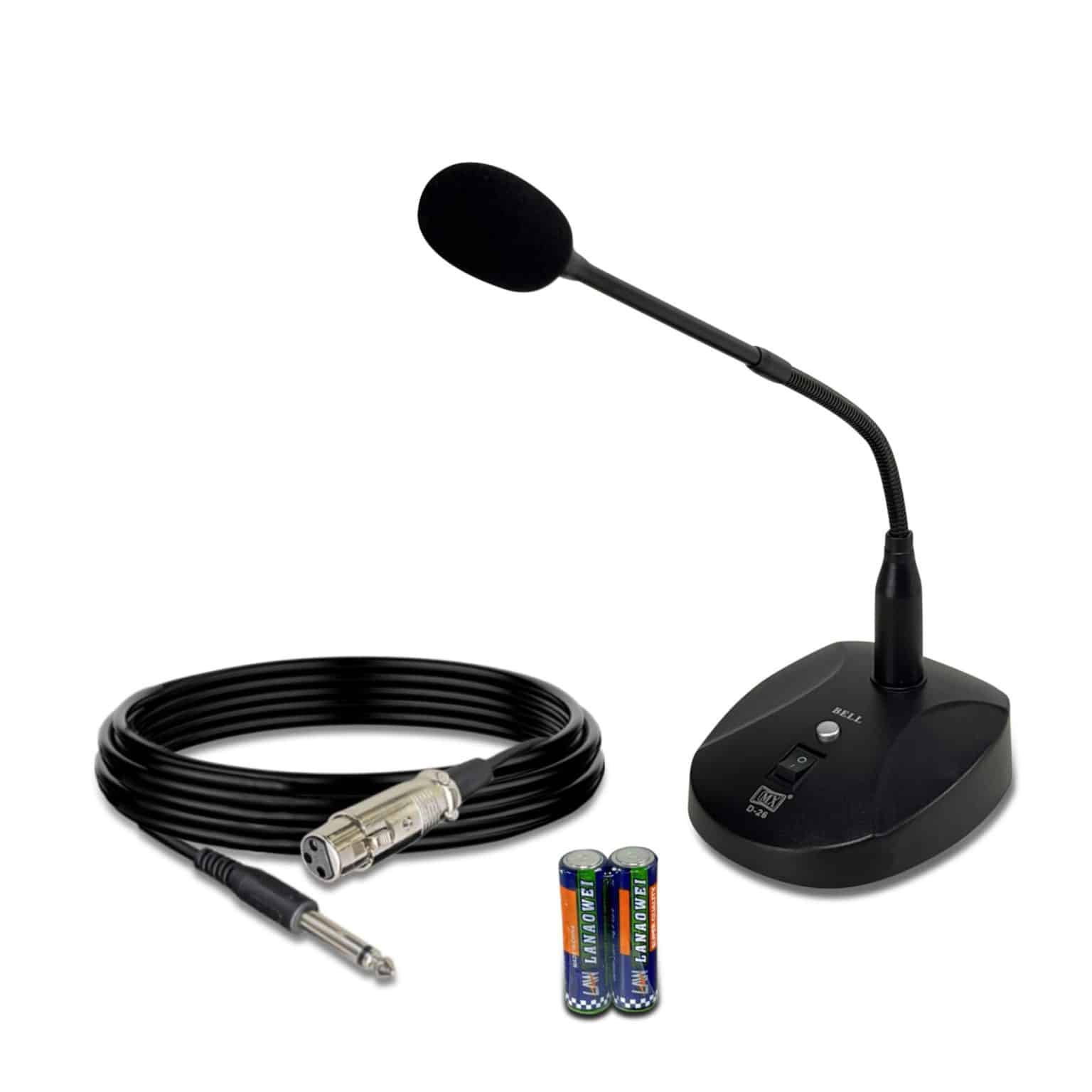 MX 18" Professional Gooseneck Flexible Tabletop Conference Microphone ...