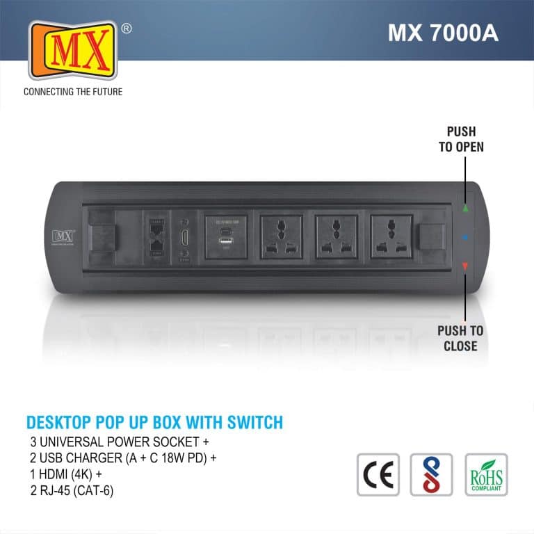 MX Hydraulic Pop Up Box/Cable Cubby with Switch 2 Universal Power ...