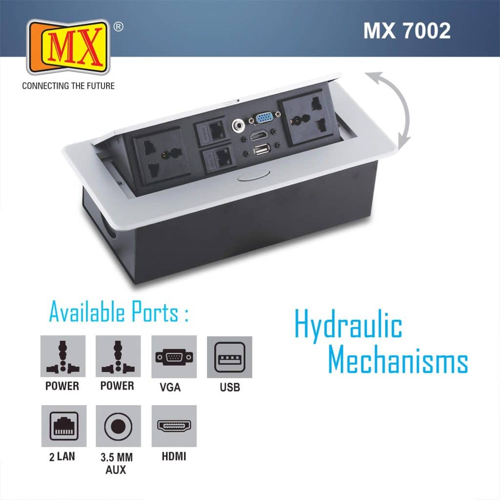 MX Hydraulic Pop Up Box/Cable Cubby with Switch 2 Universal Power ...