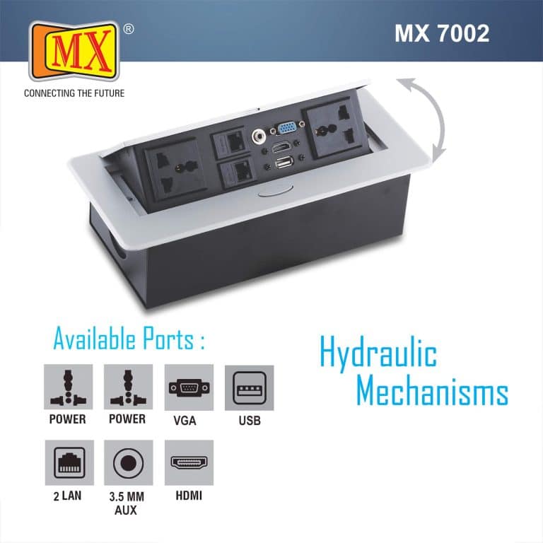 MX Hydraulic Pop Up Box/Cable Cubby with Switch 2 Universal Power ...