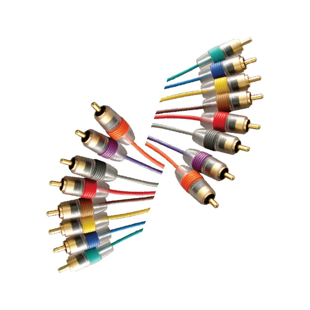 MX 8 RCA PLUG TO MX 8 RCA PLUG CORD HEAVY DUTY - MX MDR Electronics