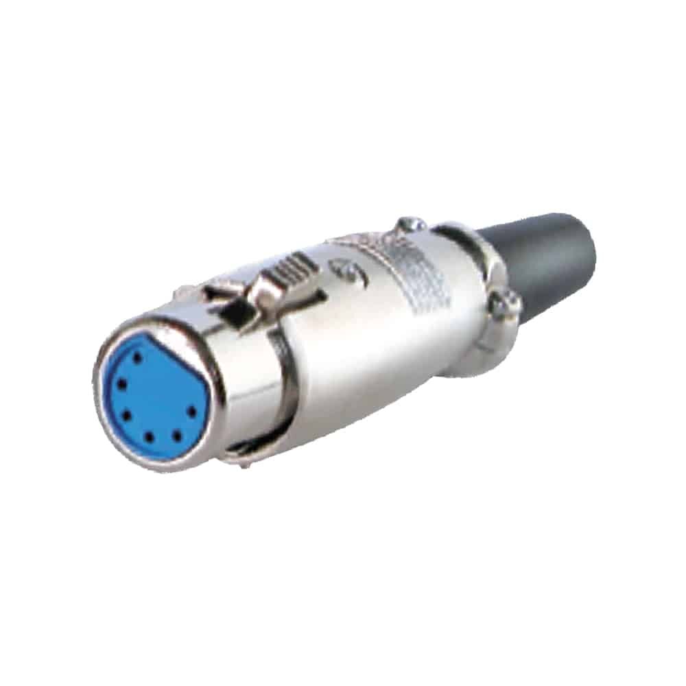 MX 6 PIN MIC EXTENTION FEMALE CONNECTOR XLR - MX MDR Electronics