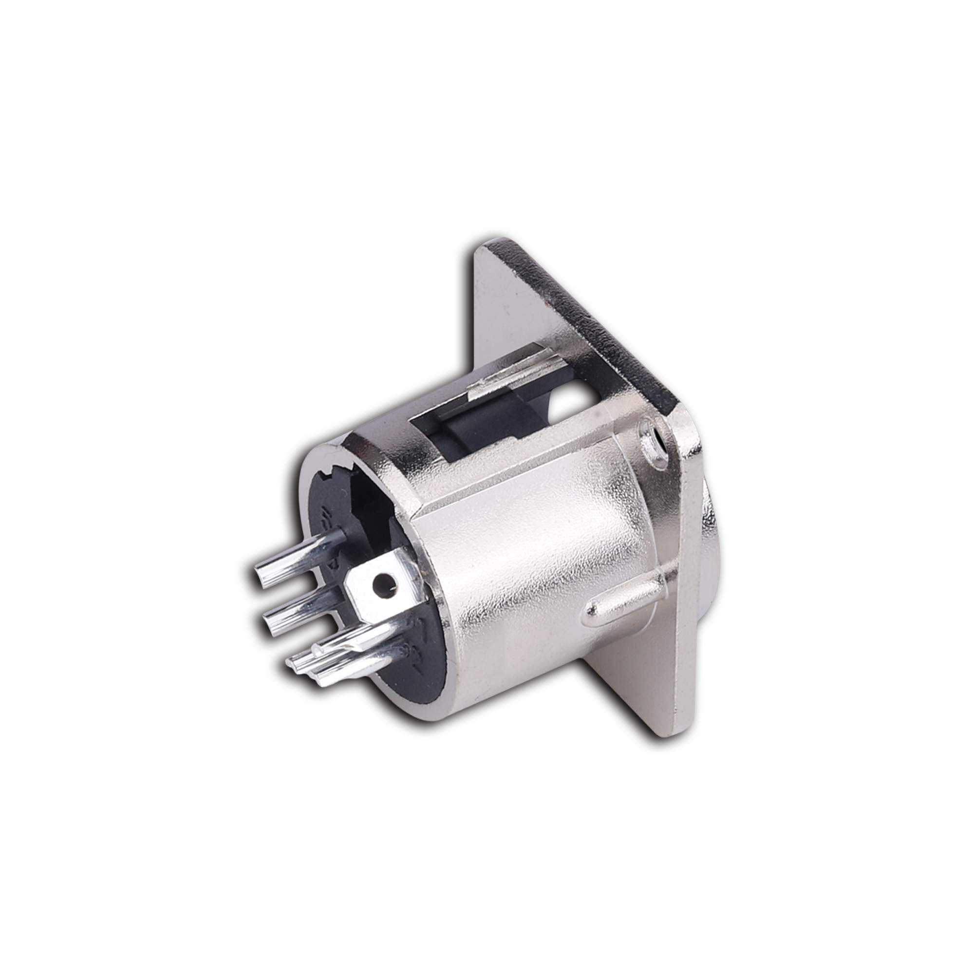 MX XLR 5 PIN MIC MALE CONNECTOR PANEL MOUNTING - MX MDR Electronics