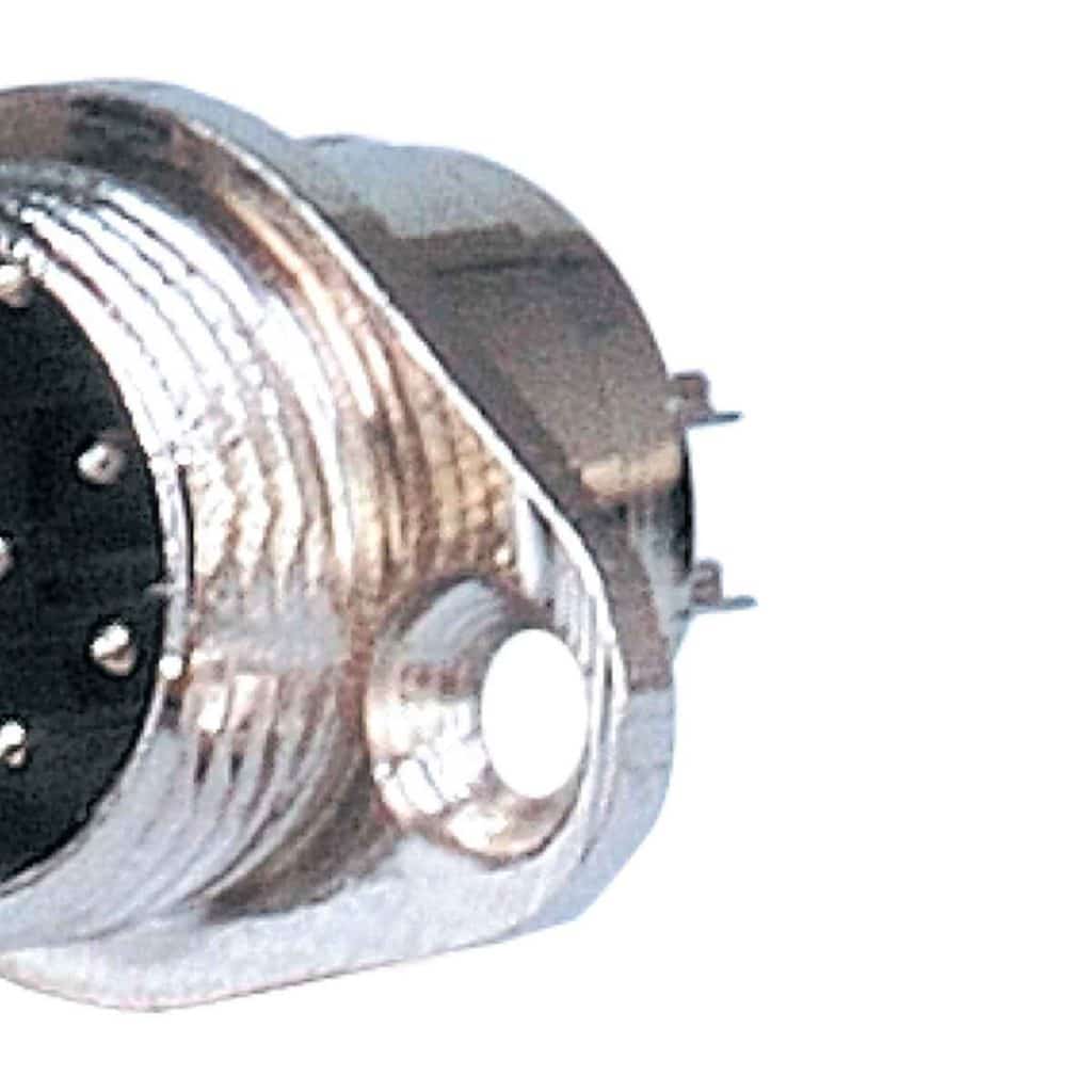 MX MIC FEMALE CONNECTOR CHASSIS TYPE - 5 PIN SOCKET - MX MDR Electronics