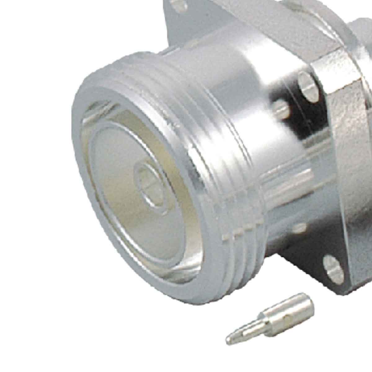 MX 7/16 DIN PANEL JACK PLUG CONNECTOR CRIMPING TYPE FOR 1/2" CABLE - MX ...