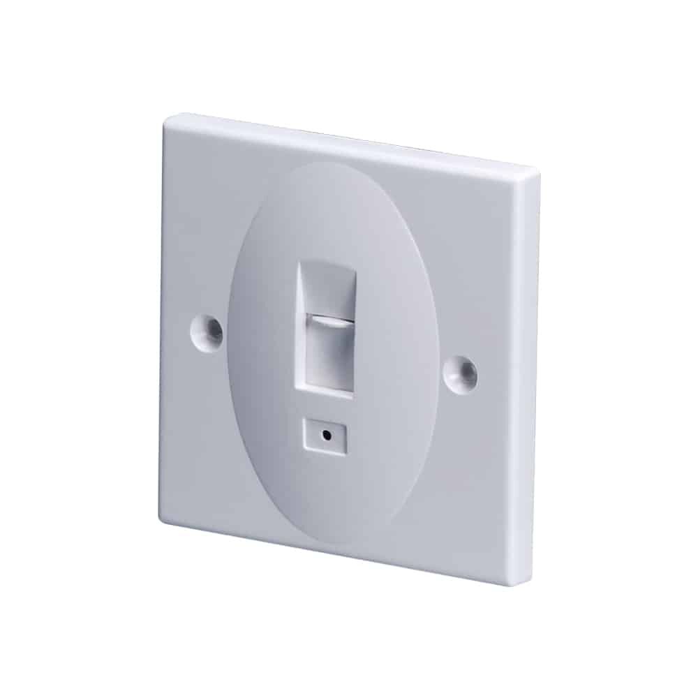 MX FACE PLATE ONE PORT (86x86MM) CAT 5E/ CAT 6 KRONE/AMP TYPE - MX MDR ...