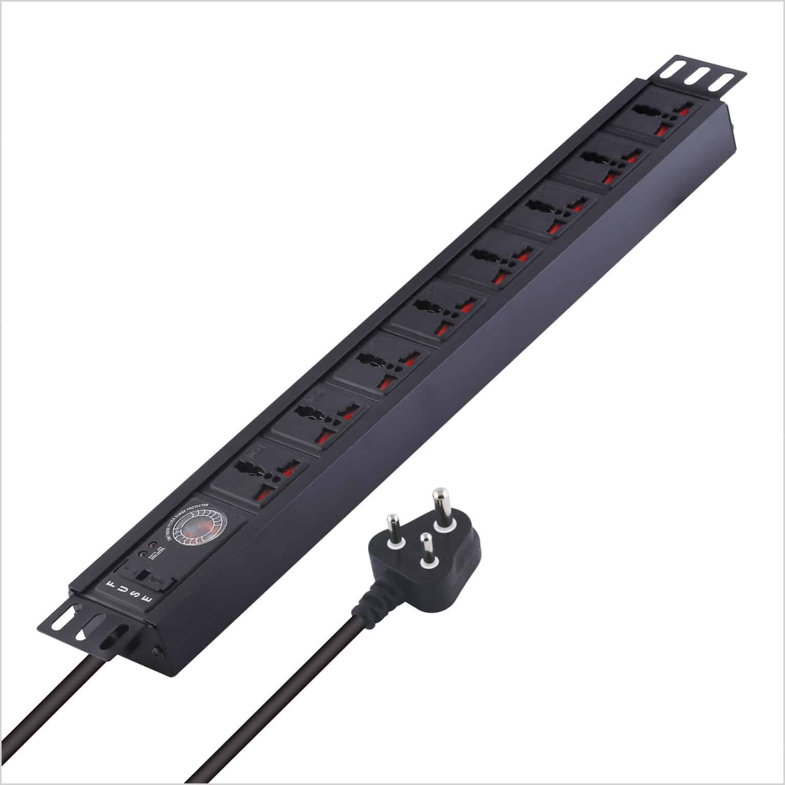 MX 8 Outlet Power Distribution Unit with 5 Amperes Universal Sockets ...