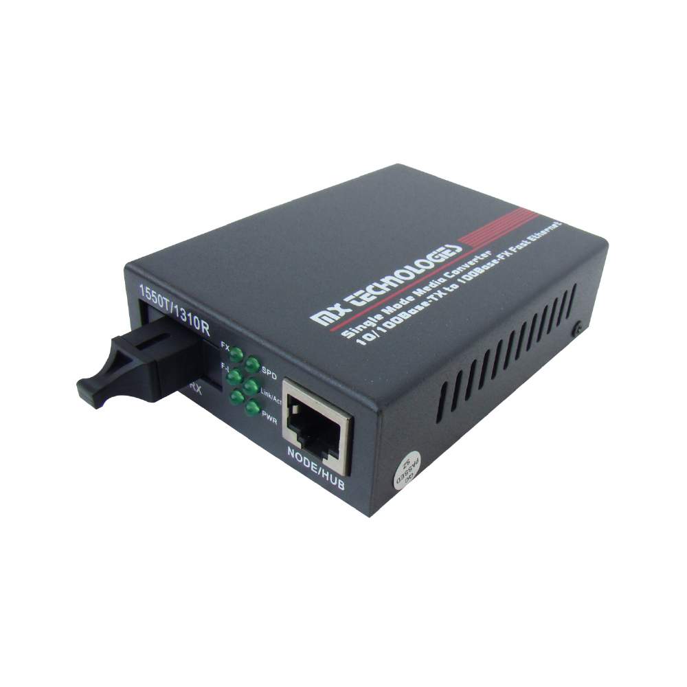 MX 10/100 BASE -TX / 100 BASE-FX BIDI (SINGLE CORE) 20km MEDIA ...