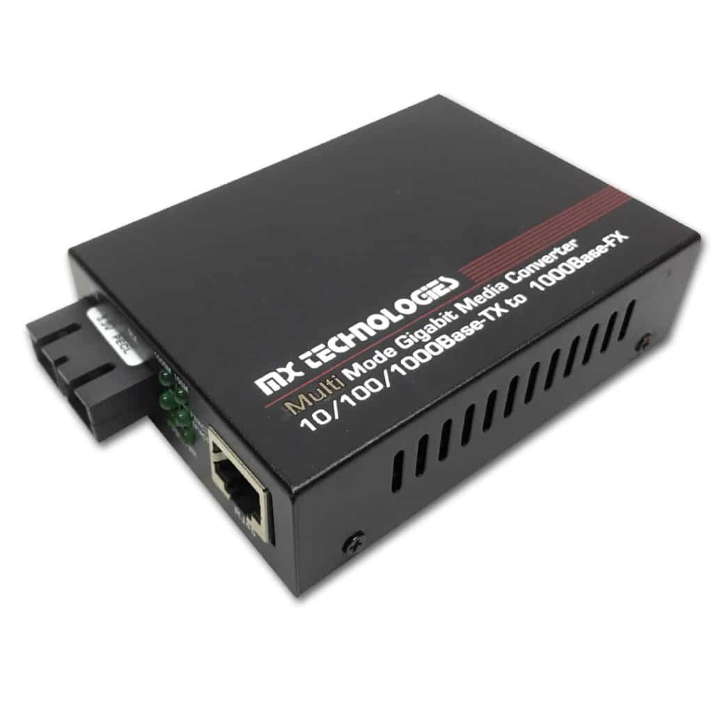 MX 10/100/1000 Gigabit multi mode Ethernet media converter - MX MDR ...