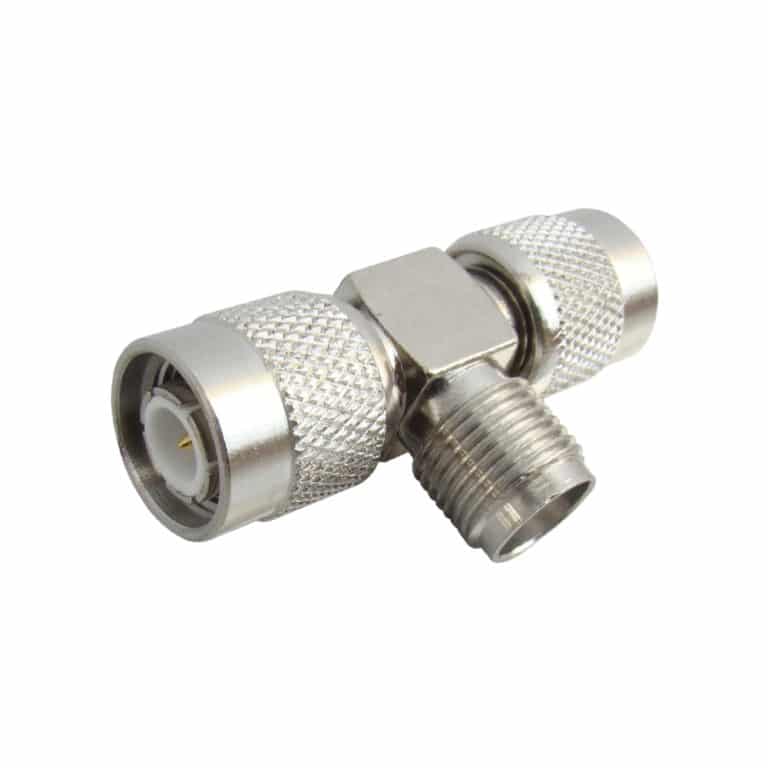 MX T Connector For 2 TNC Male To TNC Female Connector With Teflon - MX ...