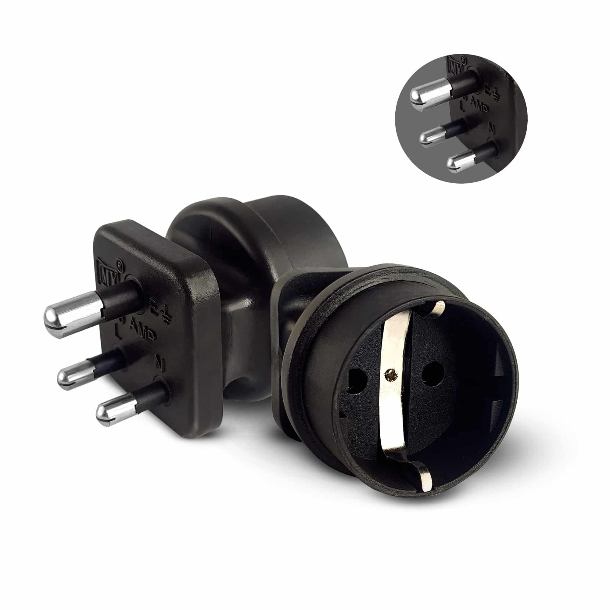 MX 6.35 mm P-38 MONO JACK CONNECTOR (COPPER PLATED) (CONTACT GOLD ...