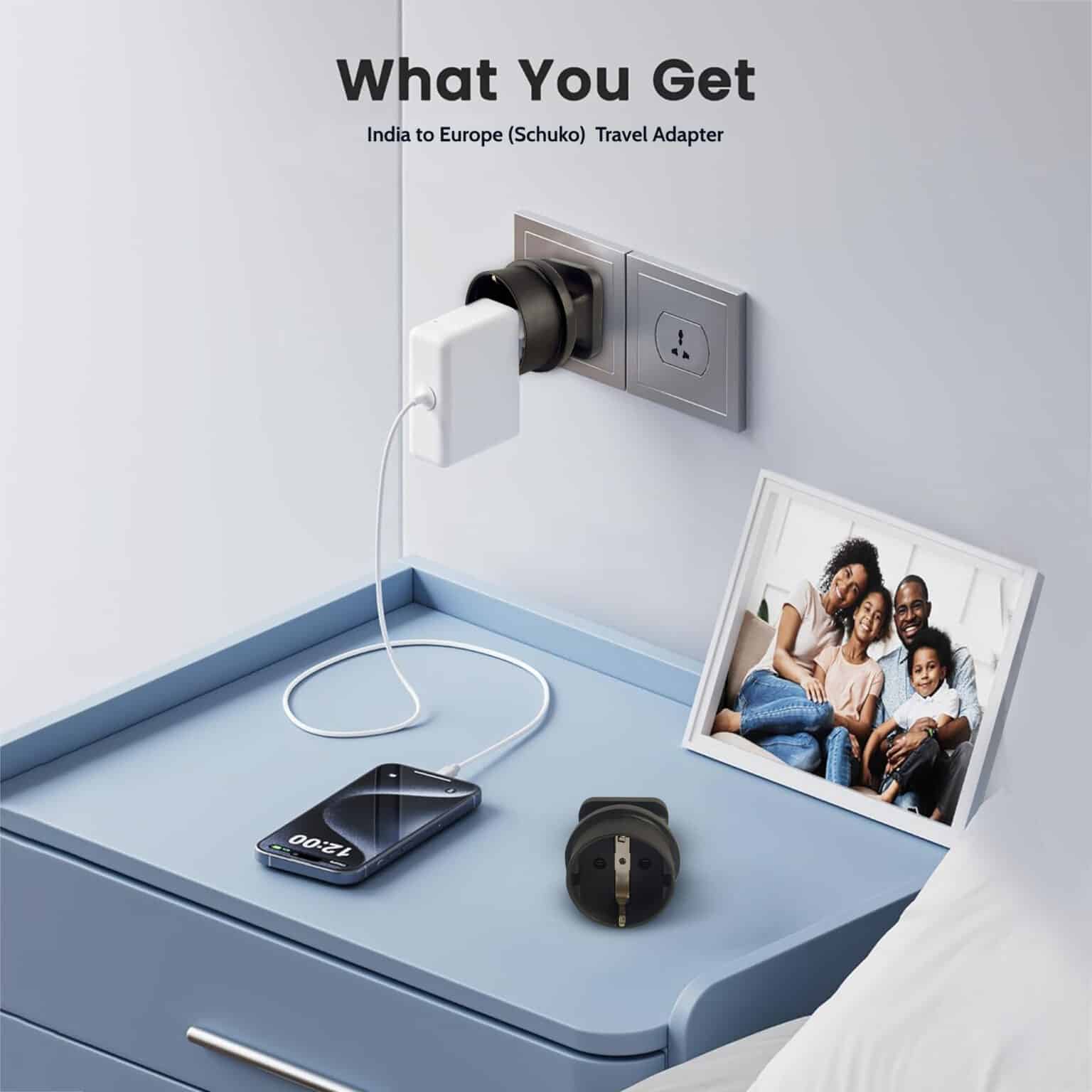 MX 3 PIN Traveller Universal Socket Plug (Type B), Worldwide Travel ...