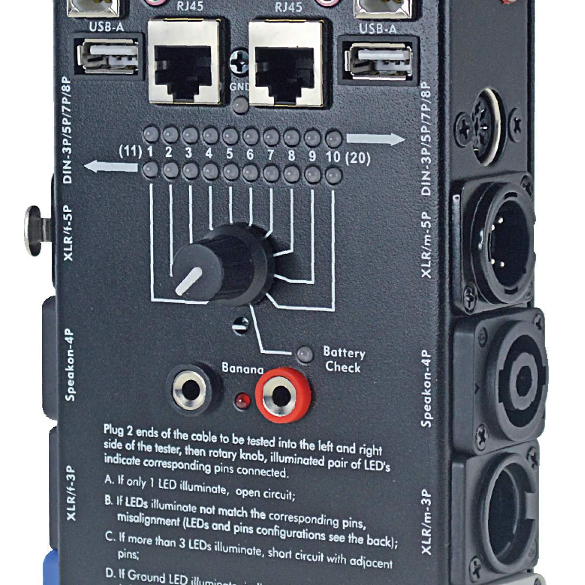 MX AC Electrical Line Fault Detector 3 Pin Socket Tester Automatic ...