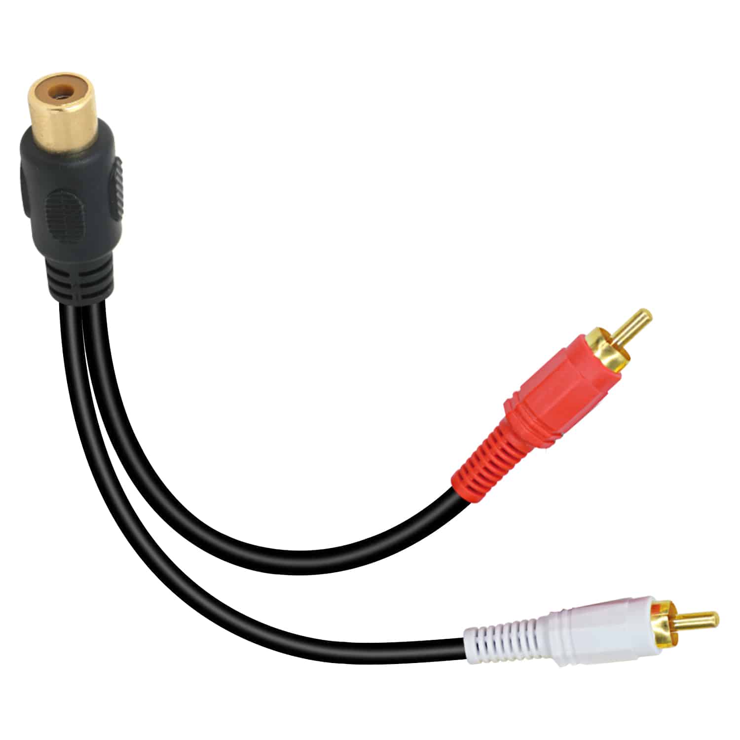 MX RCA Y Adapter - 1 Female to 2 RCA Male for Digital Audio or ...