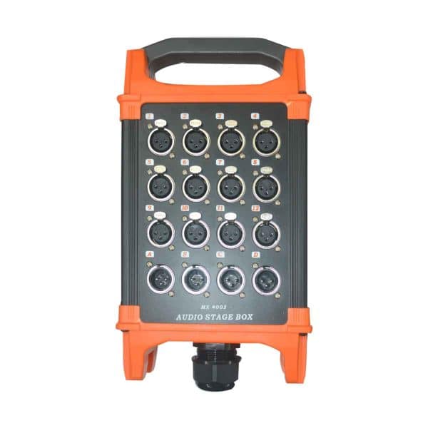 MX 16 Channel Junction Box with Connectors - Professional Audio Stage ...