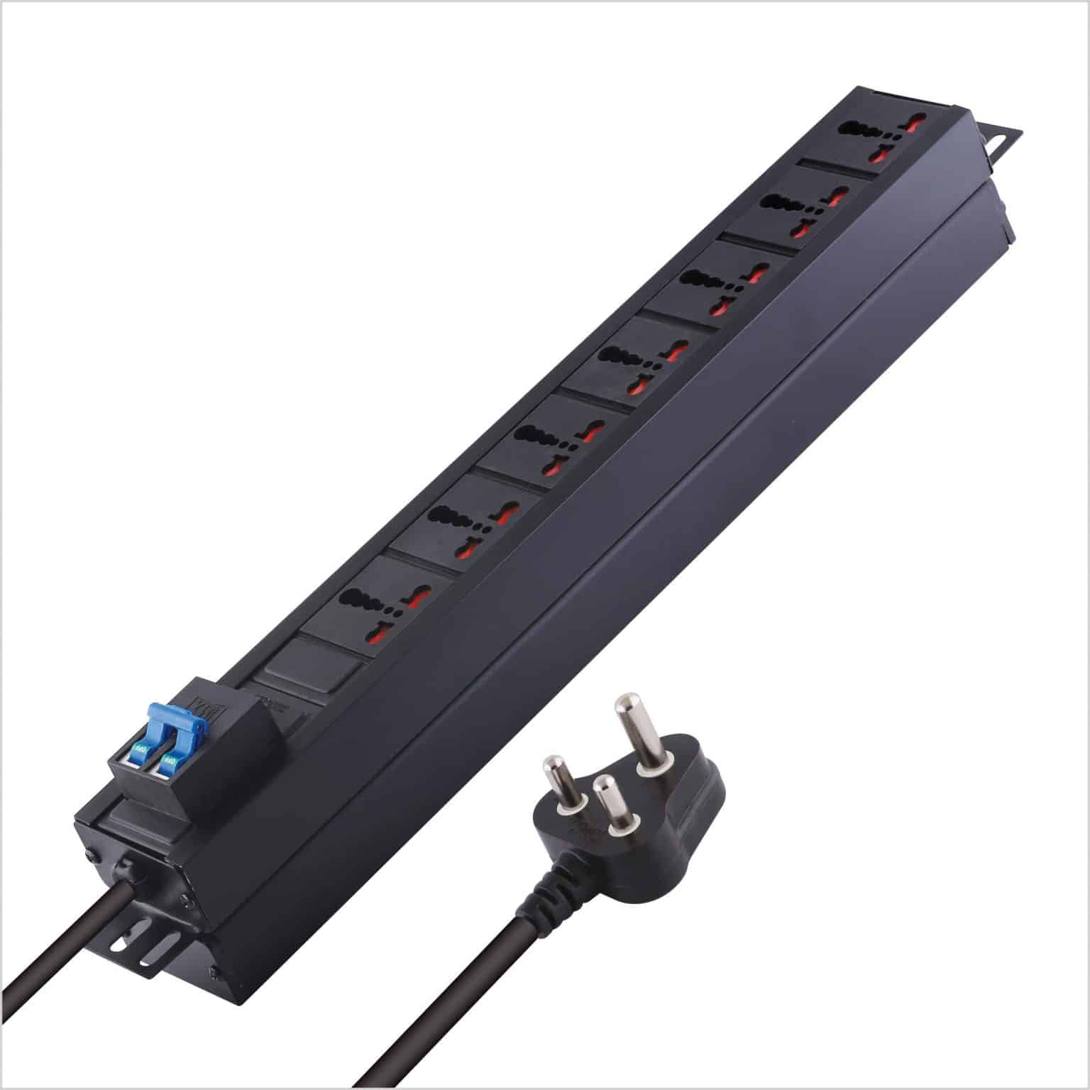 MX 7-Socket Universal Power Distribution Unit (PDU) 15 Amperes with ...