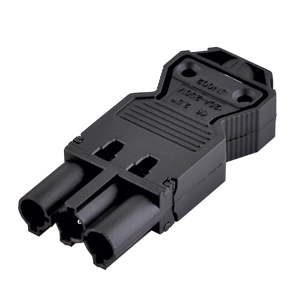 MX-GST Male + Female 3 Pole Mini Connector Cable Mount W/Strain Relief ...