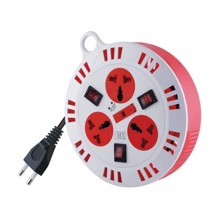 MX 3 Outlet Universal Sockets, Spike Guard Extension Box with ...