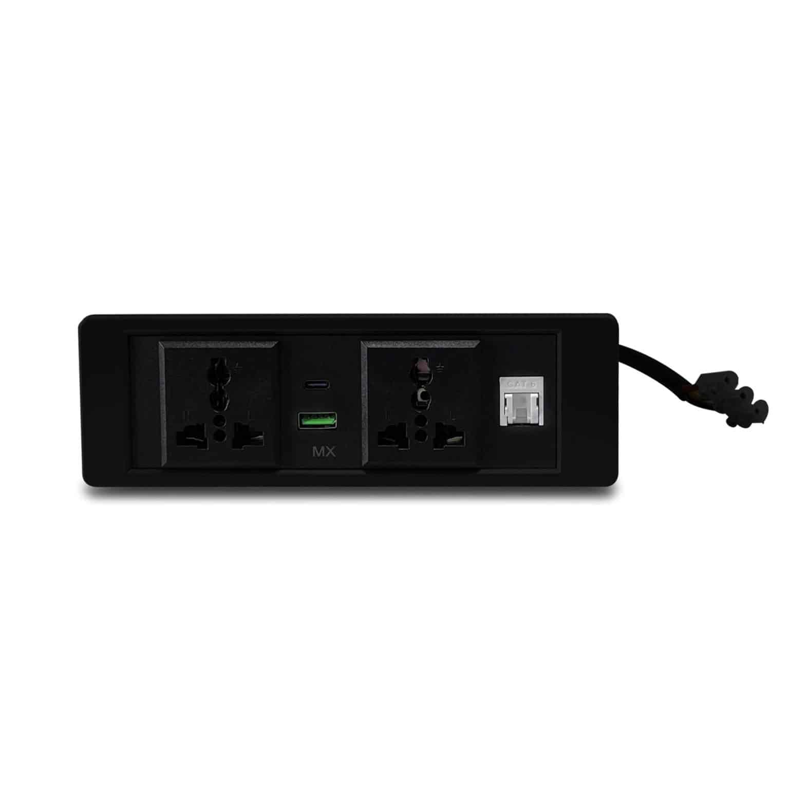 MX Pop Up Box/Cable Cubby/Extension Board with Switch 2 Universal Power ...