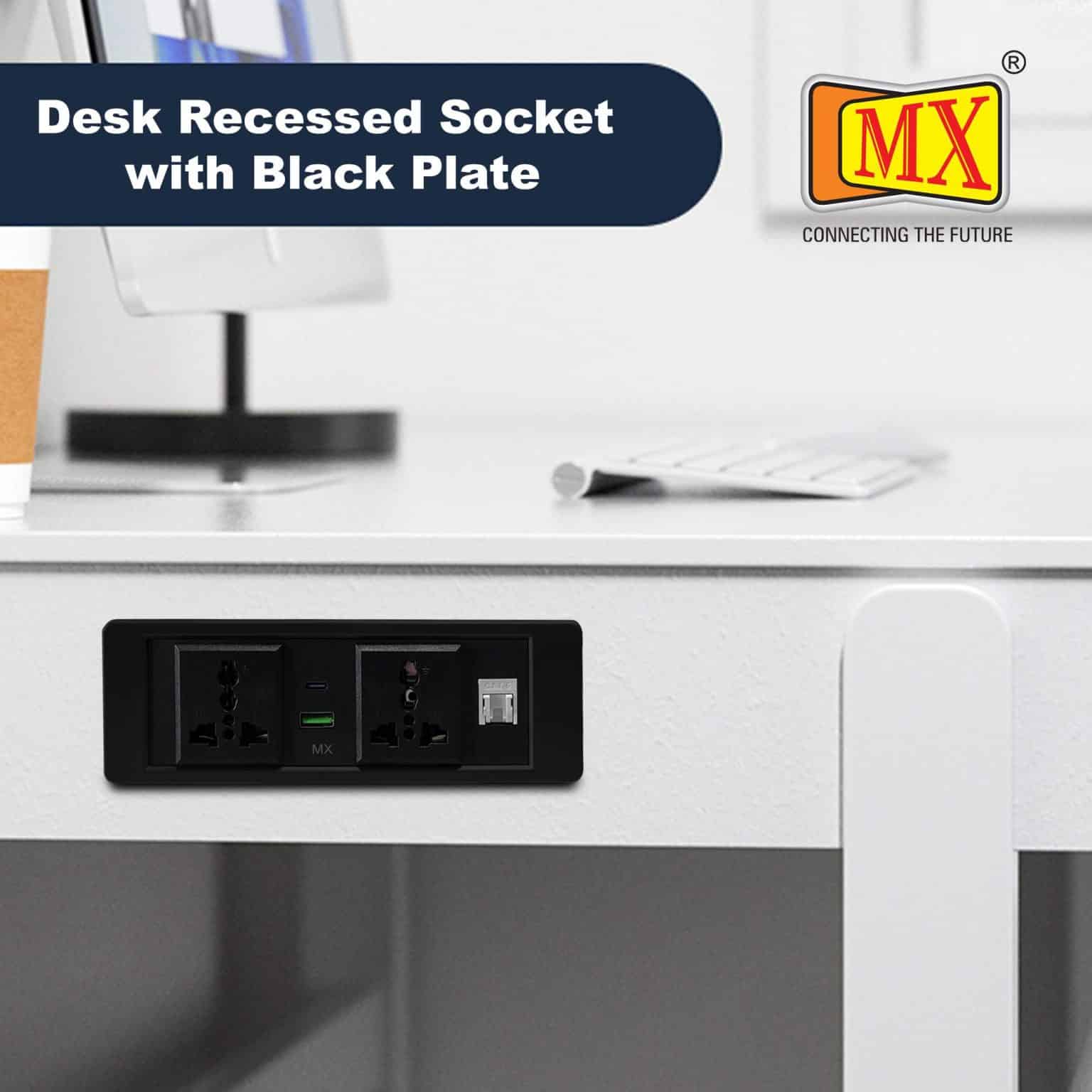 MX Pop Up Box/Cable Cubby/Extension Board with Switch 2 Universal Power ...