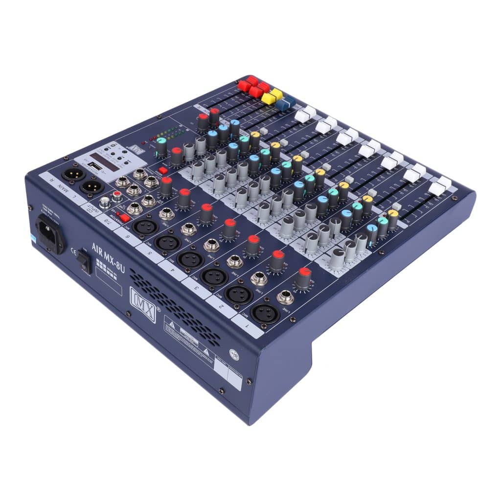 MX Air Mixer 8-Channel Professional Live Mixer with Bluetooth & USB ...
