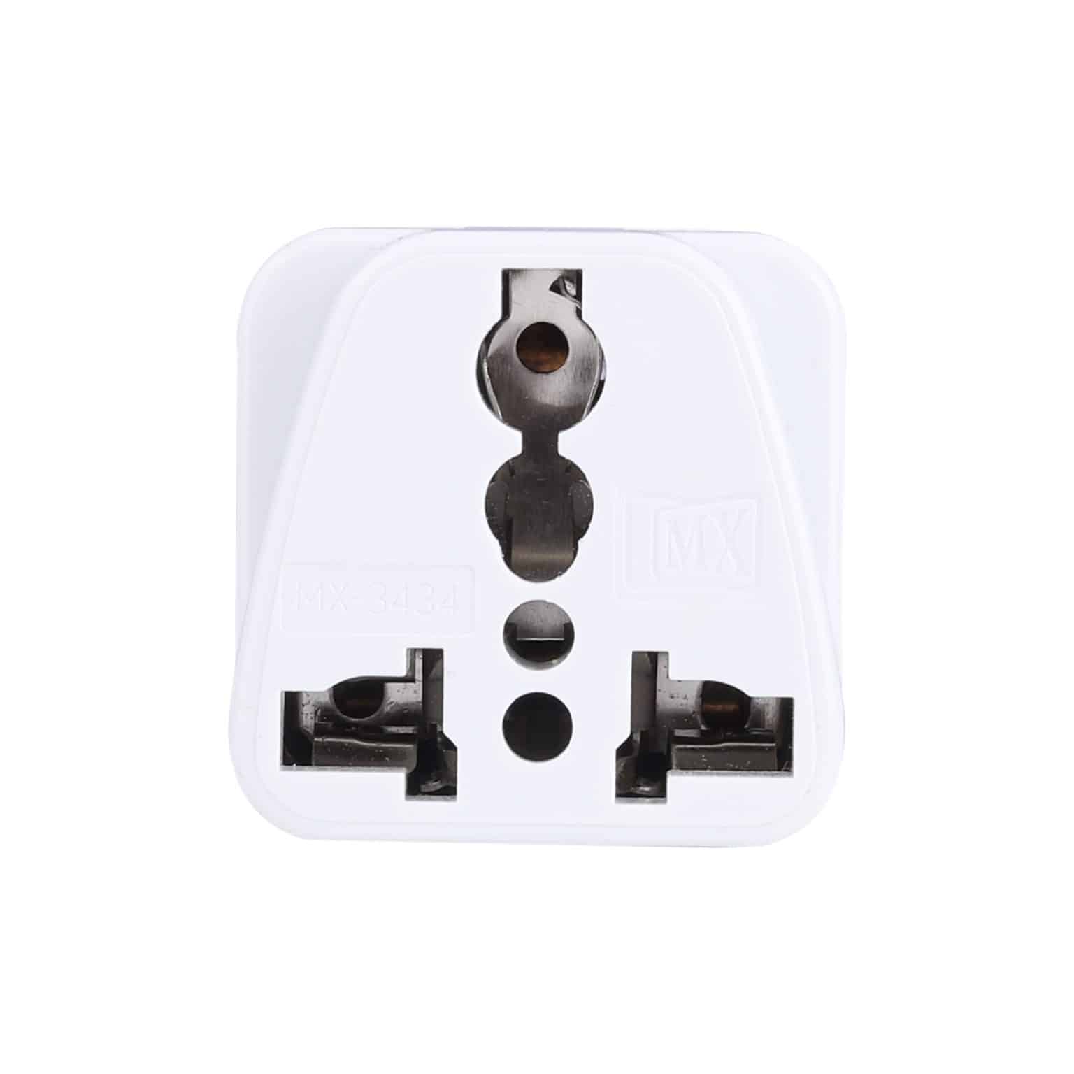 MX Two-Way Three Flat Pin Universal Conversion Plug, 10 AMP Suitable ...