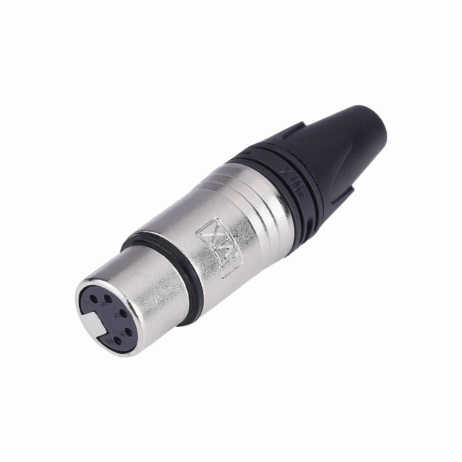 MX 5-Pin Mic Female Connector XLR MC5FXX - MX MDR Electronics
