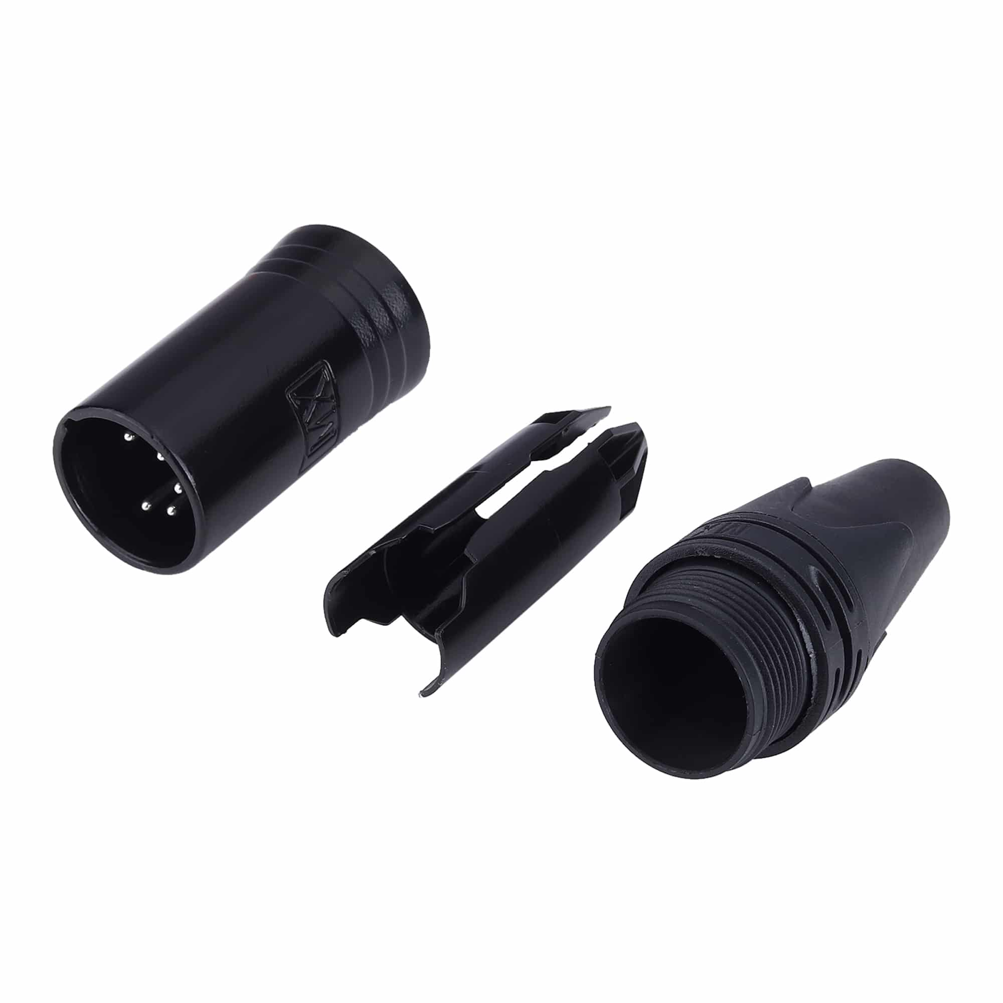 MX 5 PIN mini DIN male connector metal solder type(Gold plated) - MX ...