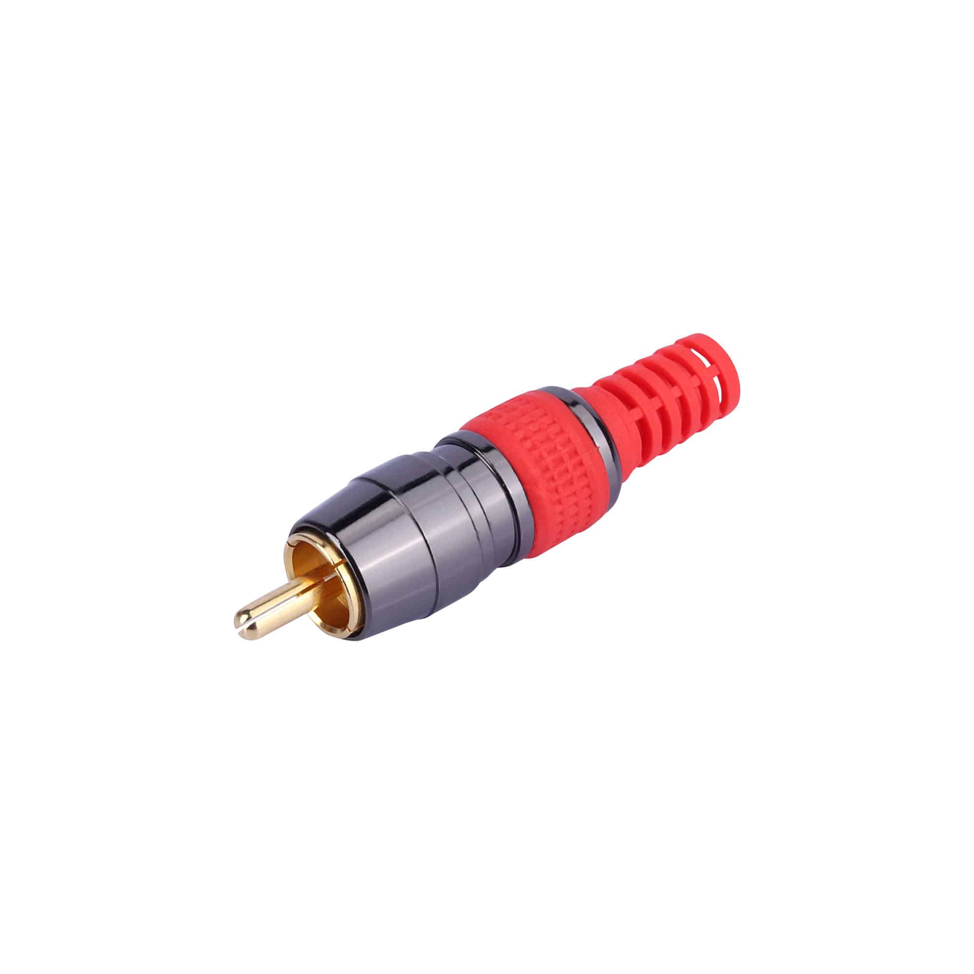MX COMPONENT MALE CONNECTOR PROFESSIONAL GRADE (TIP GOLD PLATED) (BK/RD ...