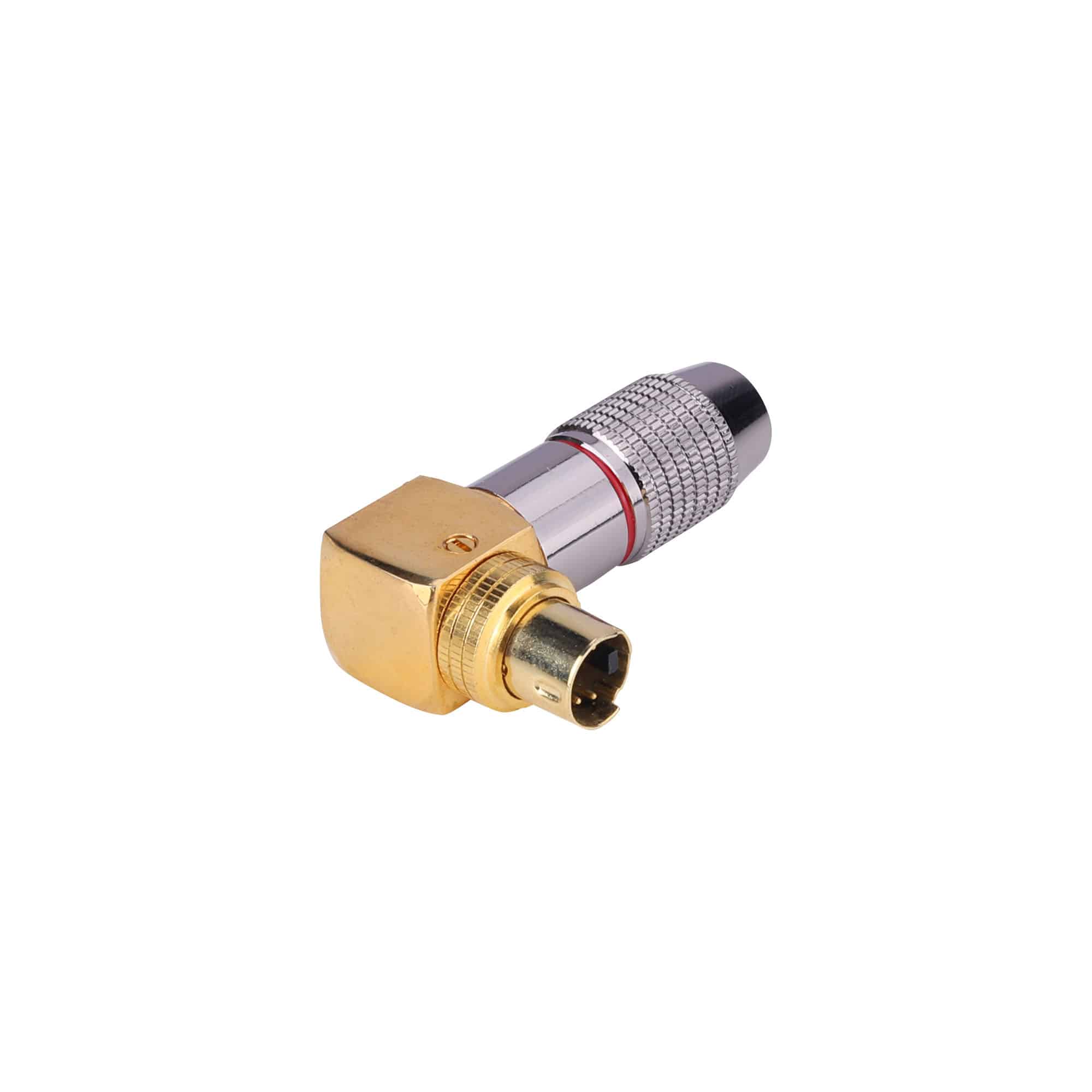 MX S-VIDEO 4 PIN MINI DIN MALE CONNECTOR RIGHT ANGLE HEAVY DUTY FOR 8 ...