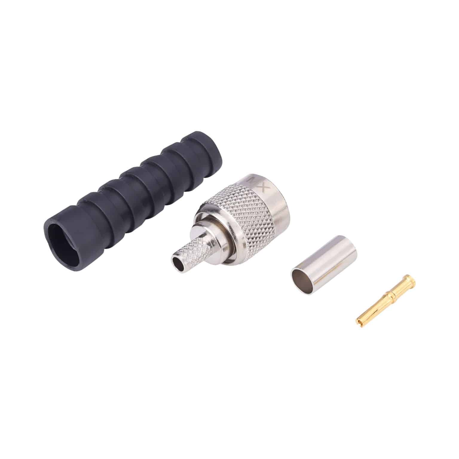 MX SMA Female Connector Crimping Type With Teflon For RG-58 Cable With Boot - MX MDR Electronics