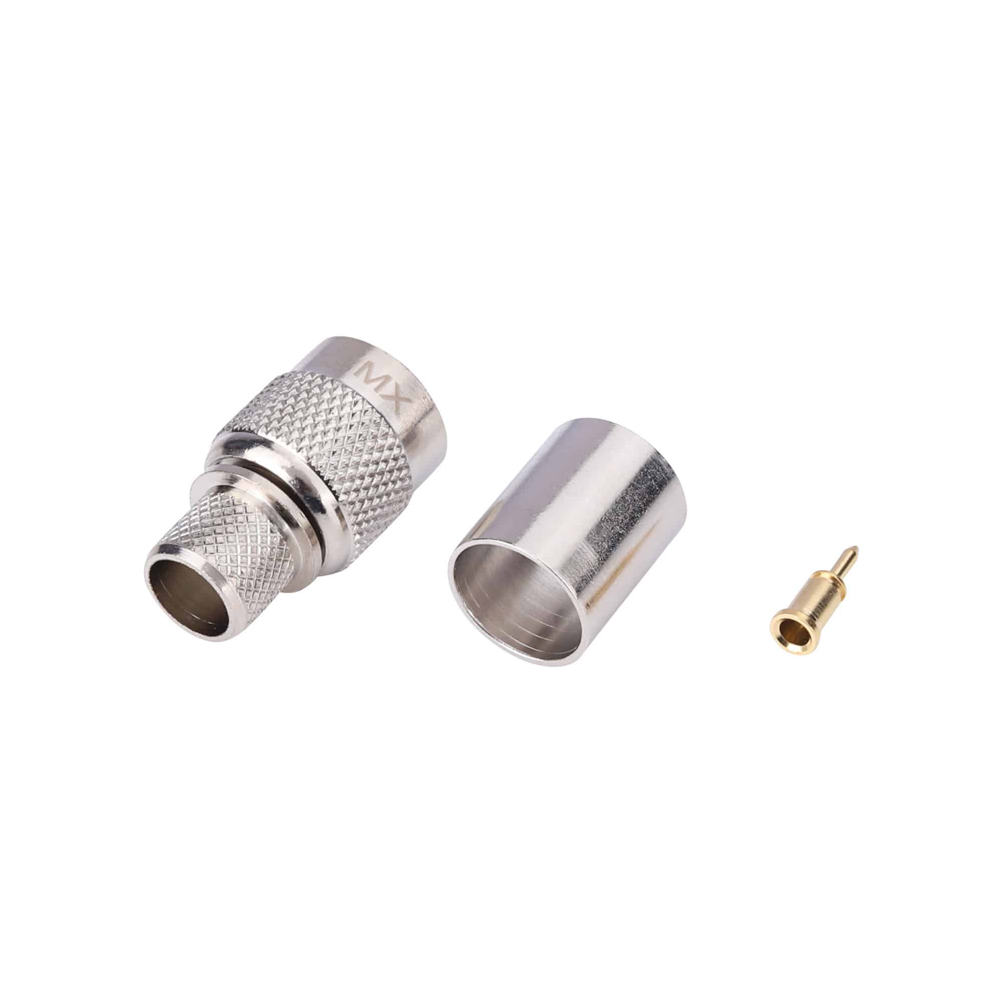 MX SMA Female Connector Crimping Type With Teflon For RG-58 Cable With Boot - MX MDR Electronics