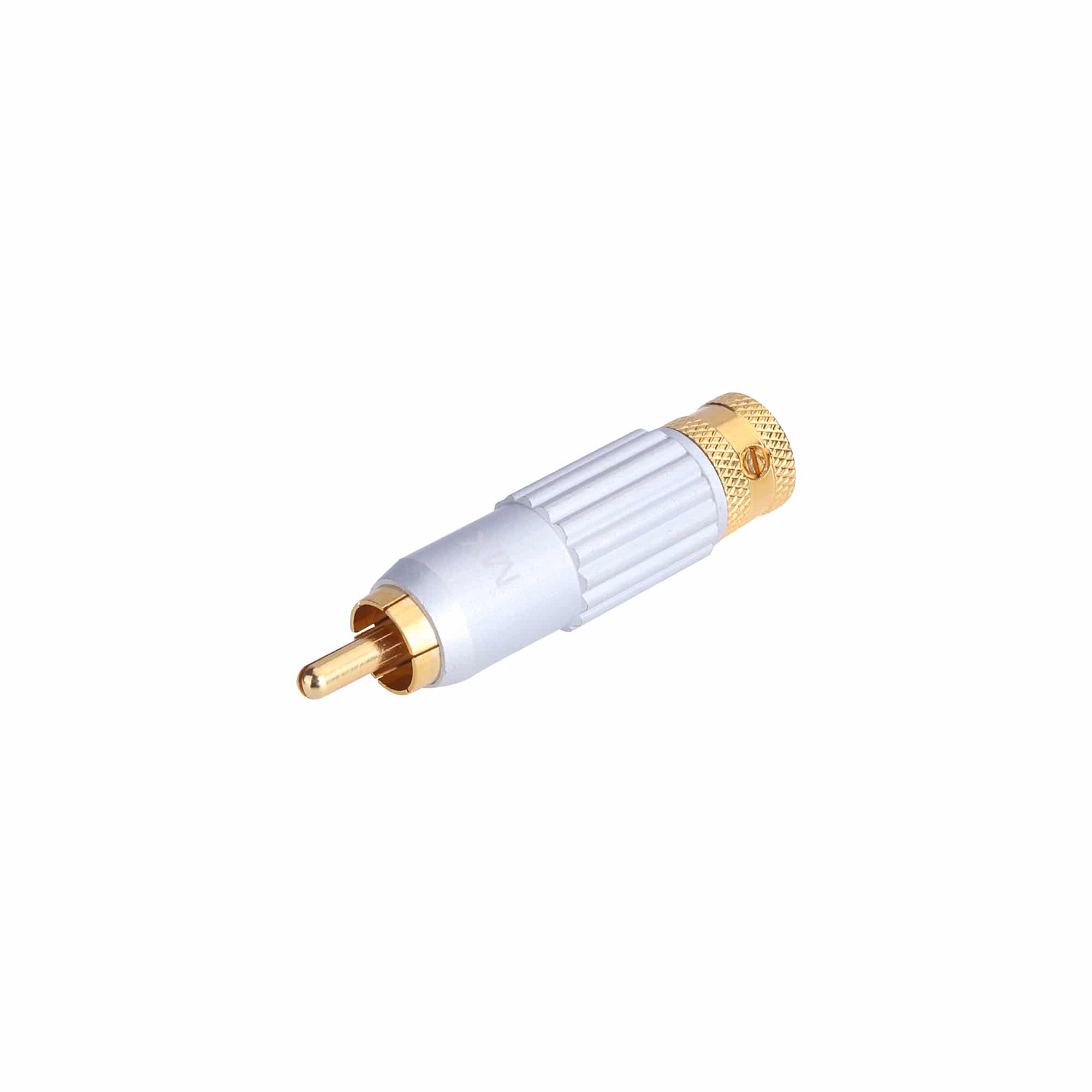 MX RCA MALE PLUG FULL METAL CONNECTOR G.P. WITH TELFON (SUITABLE UPTO 8 ...
