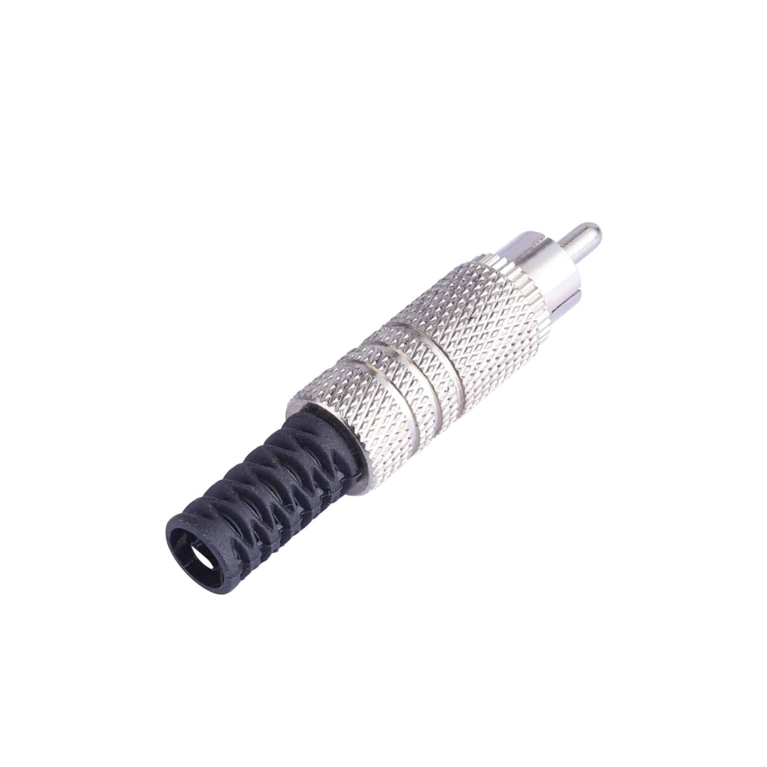 MX copper plated RCA full metal male connector - MX MDR Electronics