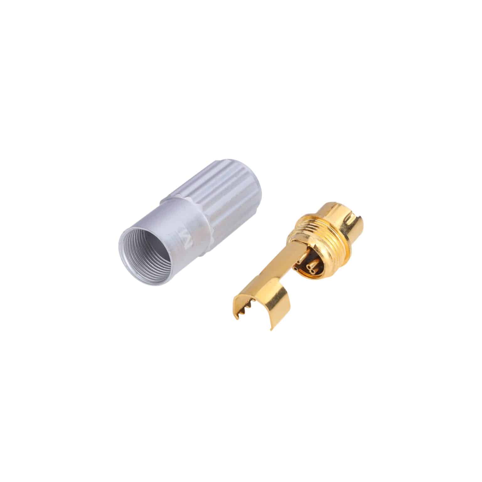 MX 6 PIN MINI DIN male connector metal solder type(Gold Plated) - MX ...