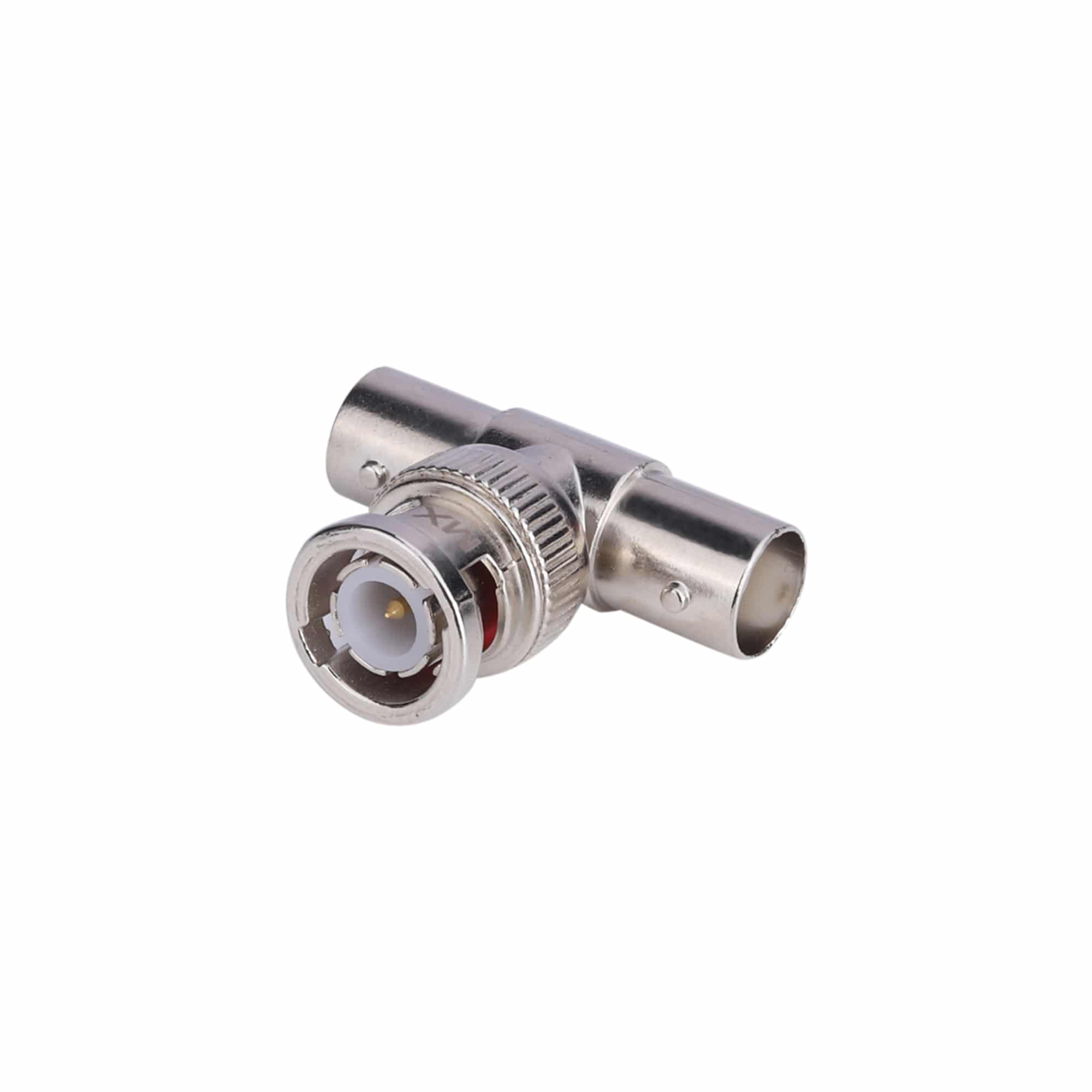 MX 'T' connector BNC plug with 2 MX BNC socket with Durlin (PIN GOLD ...