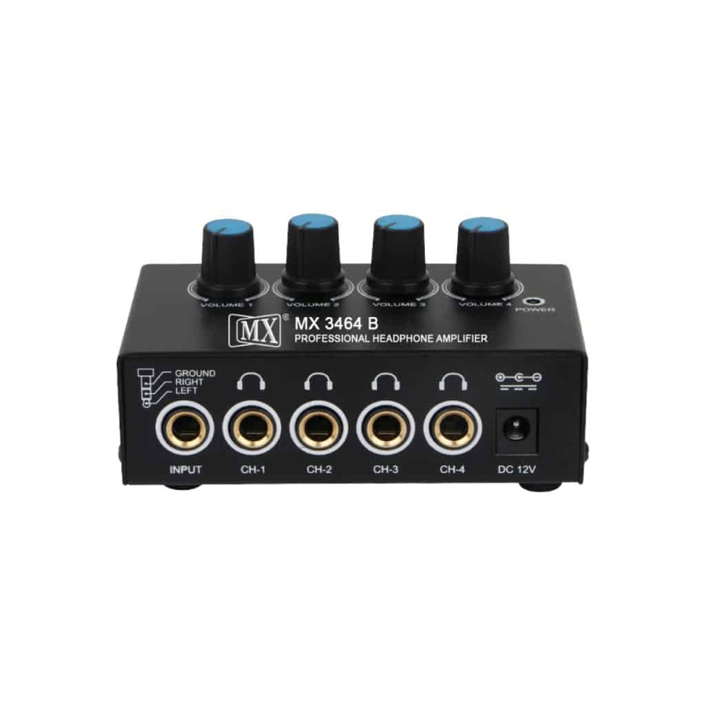 MX 4 Channel Headphone Amplifier - MX MDR Electronics