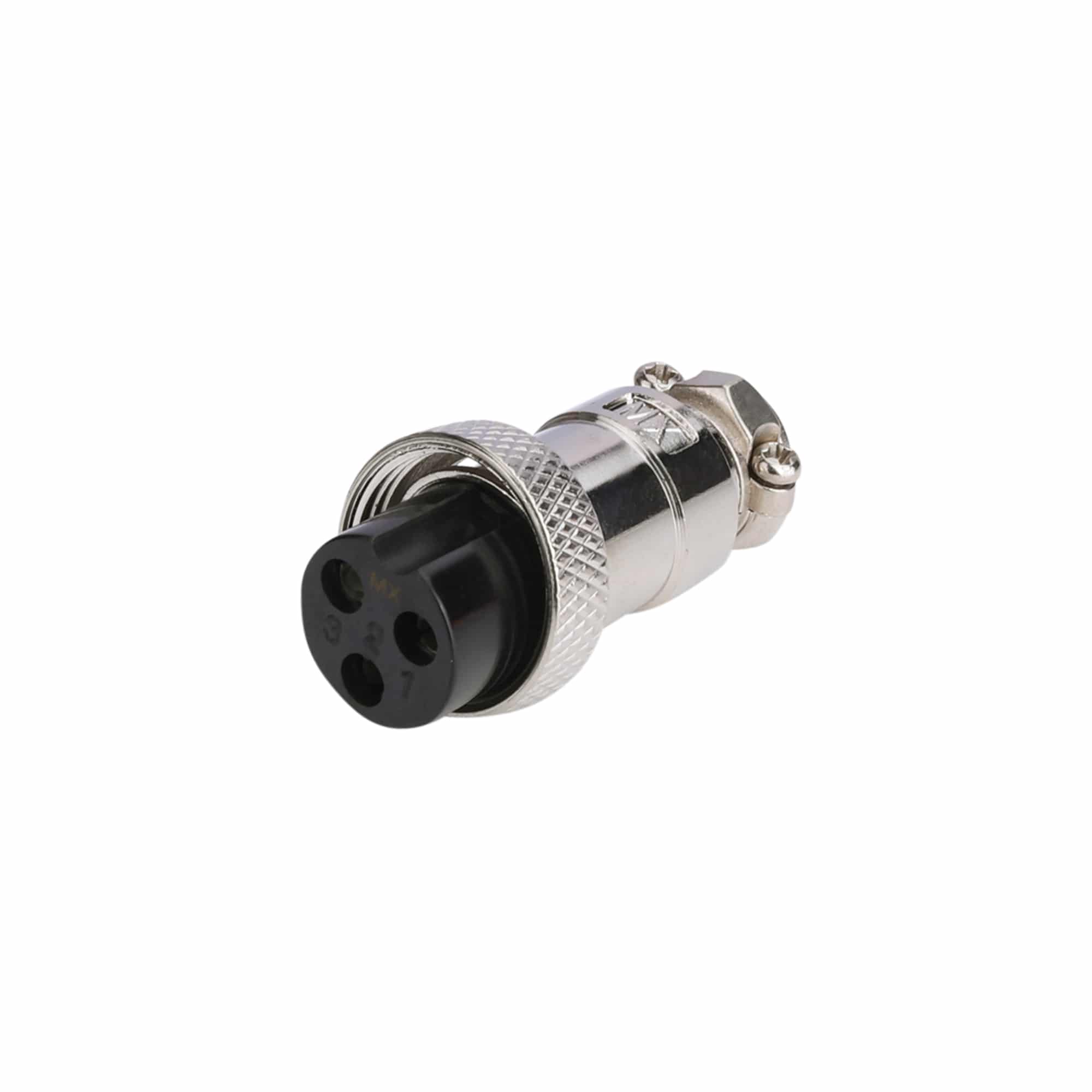 MX M-16 mic male connector - 3 pin plug - MX MDR Electronics