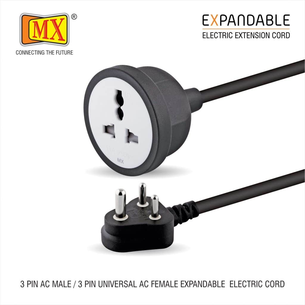 MX Extension Board with 20M Heavy Duty Long Wire Cord, Single Outlet ...