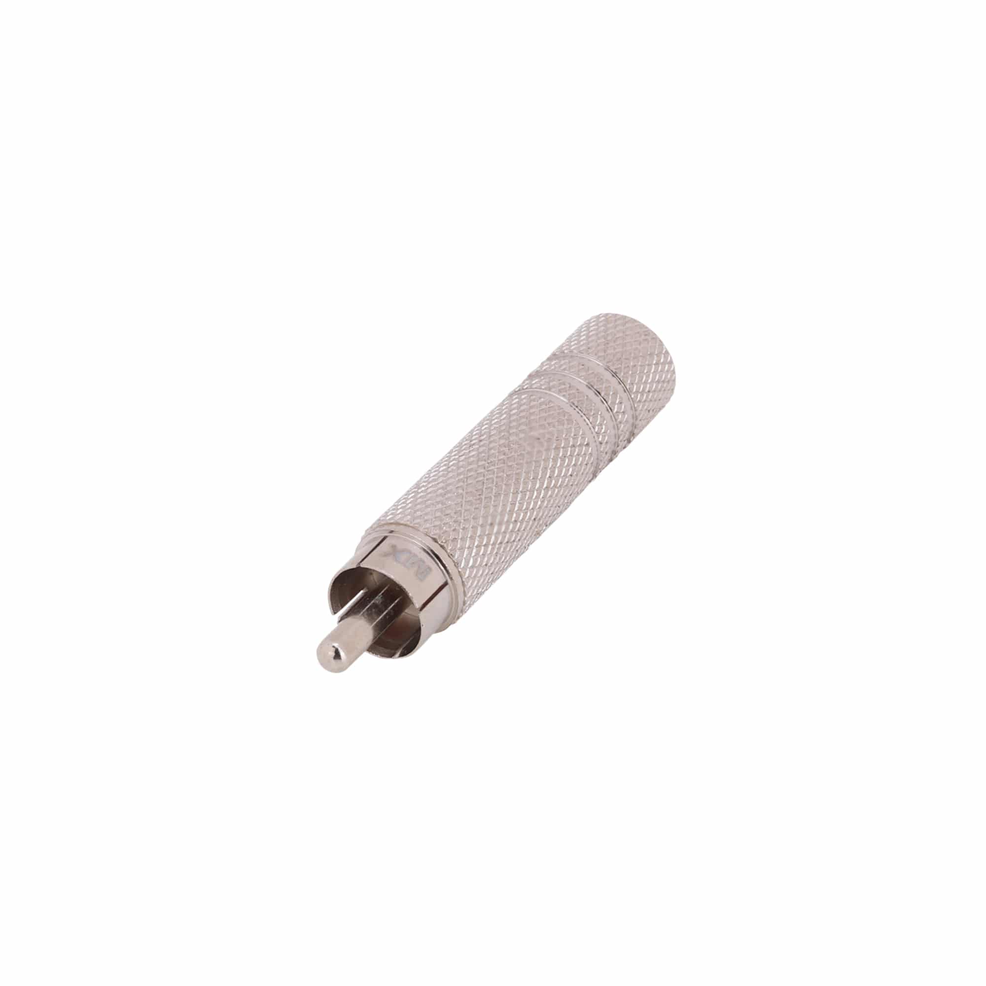 MX RCA male plug to P-38 stereo female connector - MX MDR Electronics