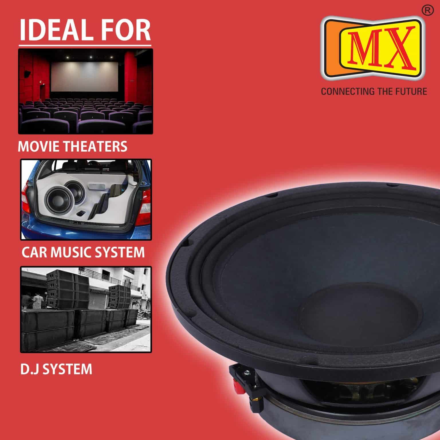 MX MB 12F300: 12-Inch Speaker with Powerful Handling and Seamless ...